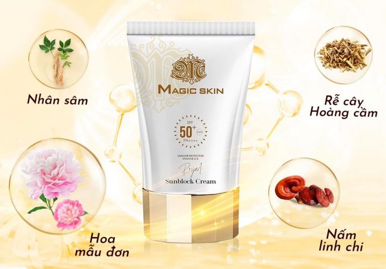 REVIEW kem chống nắng Magic Skin có tốt không? Giá bao nhiêu tiền? Cách ...